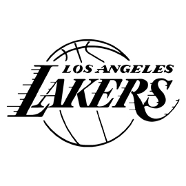 NBA Los Angeles Lakers Logo Stencil | Free Stencil Gallery