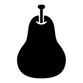 Pear Stencil | Free Stencil Gallery